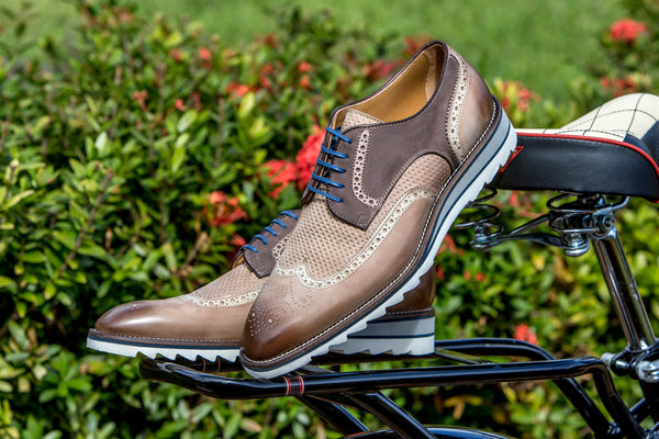 Best Italian Hybrid Wingtip Men Shoe - Jose Real – Jose Real