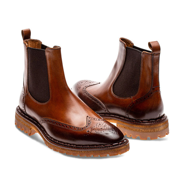 Buy The Best Italian Berlina Antracite Wingtip Shoes - Jose Real Shoes